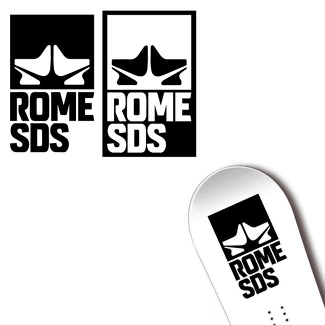ステッカー ROME SDS DIECUT STICKER ローム スノーボード ダイカット カッティング 春 夏 秋 冬 : GOLGODA ...