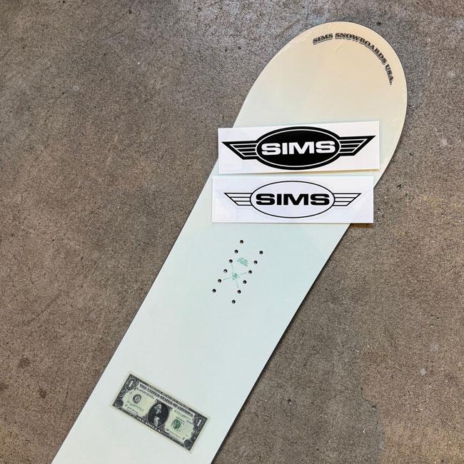 ステッカー SIMS WING LOGO STICKER XL シムス スノーボード : sims-sticker : GOLGODAヤフーショップ - 通販 - Yahoo!ショッピング
