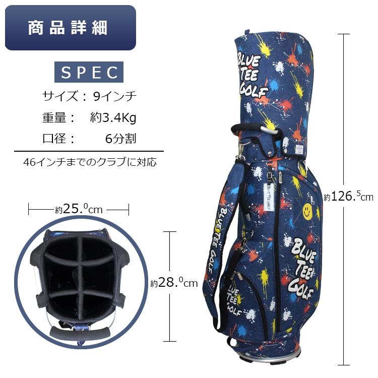 ブルーティーゴルフ デニムペイント キャディーバッグ CB-027 【BLUE TEE GOLF】 : Golkin Yahoo!ショップ - 通販 - Yahoo!ショッピング