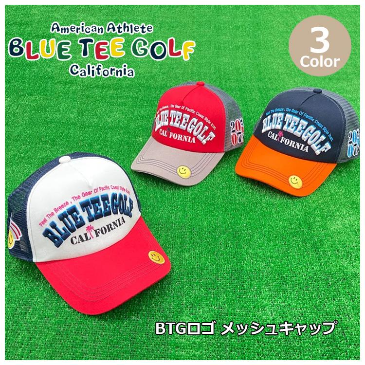 BLUE TEE GOLF ブルーティーゴルフ BTGロゴ メッシュキャップ CP-007 : Golkin Yahoo!ショップ - 通販 - Yahoo!ショッピング