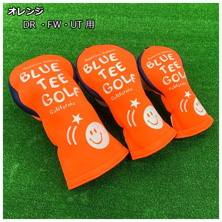 BLUE TEE GOLF ブルーティーゴルフ ストレッチスマイル ヘッドカバー HC-034 : Golkin Yahoo!ショップ - 通販 - Yahoo!ショッピング