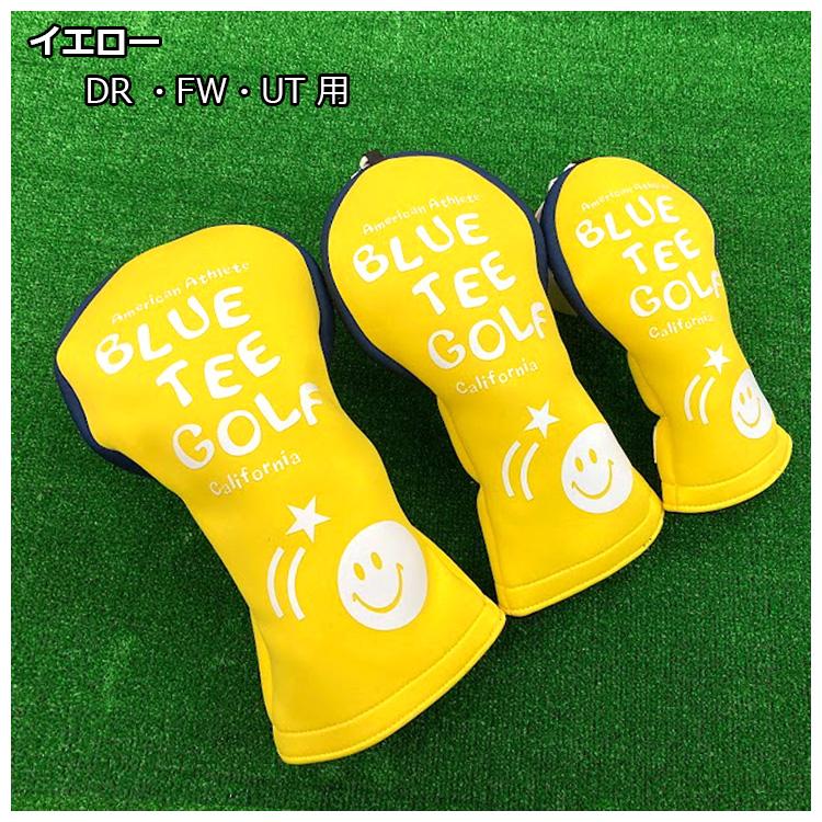 BLUE TEE GOLF ブルーティーゴルフ ストレッチスマイル ヘッドカバー HC-034 : Golkin Yahoo!ショップ - 通販 - Yahoo!ショッピング