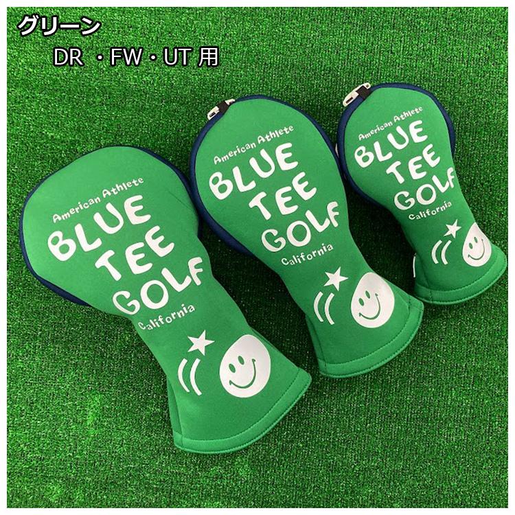 BLUE TEE GOLF ブルーティーゴルフ ストレッチスマイル ヘッドカバー HC-034 : Golkin Yahoo!ショップ - 通販 - Yahoo!ショッピング