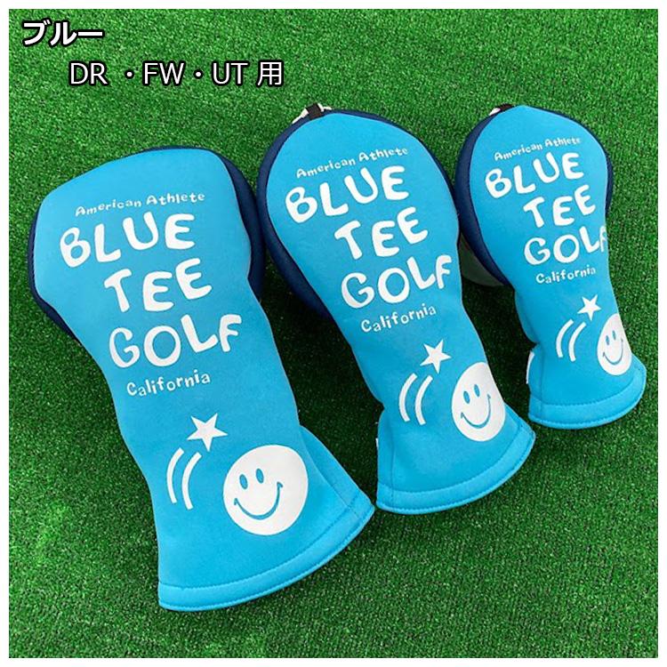 BLUE TEE GOLF ブルーティーゴルフ ストレッチスマイル ヘッドカバー HC-034 : Golkin Yahoo!ショップ - 通販 - Yahoo!ショッピング