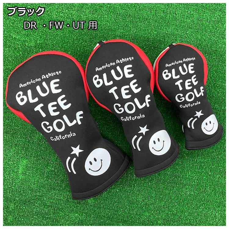 BLUE TEE GOLF ブルーティーゴルフ ストレッチスマイル ヘッドカバー HC-034 : Golkin Yahoo!ショップ - 通販 - Yahoo!ショッピング