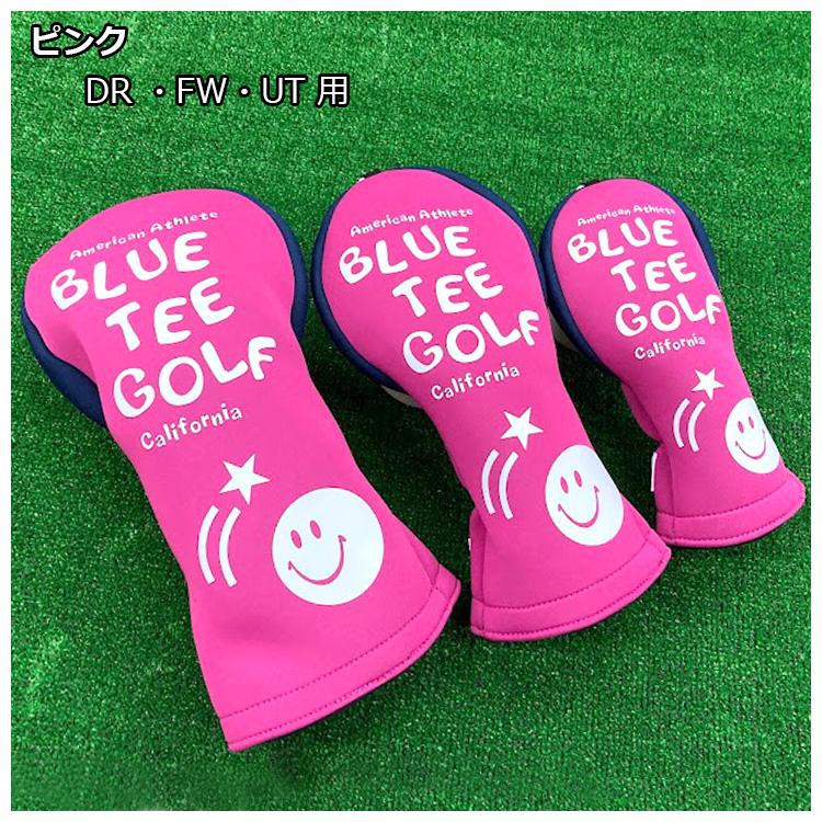BLUE TEE GOLF ブルーティーゴルフ ストレッチスマイル ヘッドカバー HC-034 : Golkin Yahoo!ショップ - 通販 - Yahoo!ショッピング