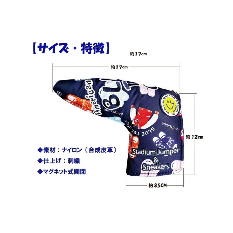 ブルーティーゴルフ スタジアムジャンバー＆スニーカー パターカバー BLUE TEE GOLF BTG-HC039 : Golkin Yahoo!ショップ - 通販 - Yahoo!ショッピング