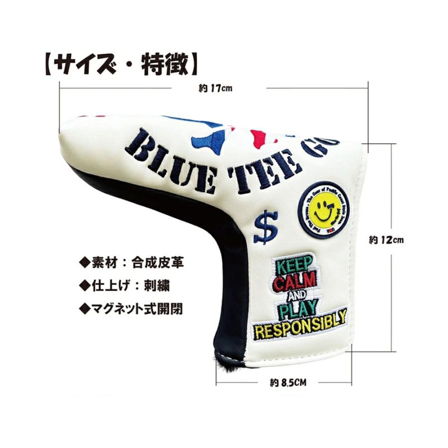 BLUE TEE GOLF ブルーティーゴルフ スカル ブレードパターカバー BTG-PC006 : Golkin Yahoo!ショップ - 通販 - Yahoo!ショッピング