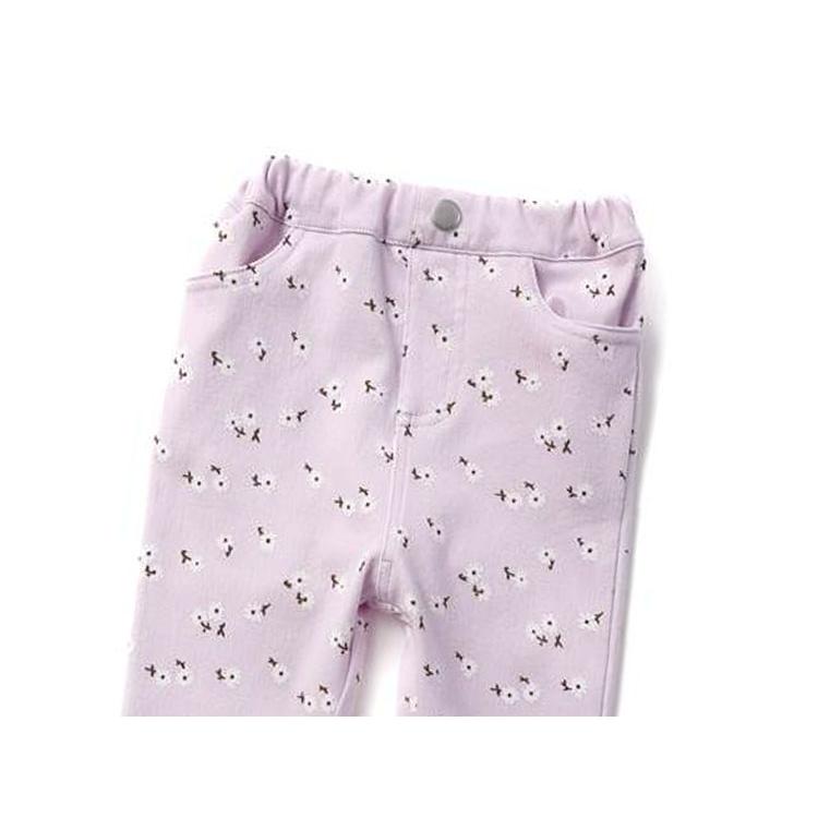 パンツ ビケットクラブ 女の子 80cm 90cm 100cm 110cm 120cm 10376 小花柄ニットツイルパンツ Biquette Club キッズ おしゃれ ウエストゴム :BC ...
