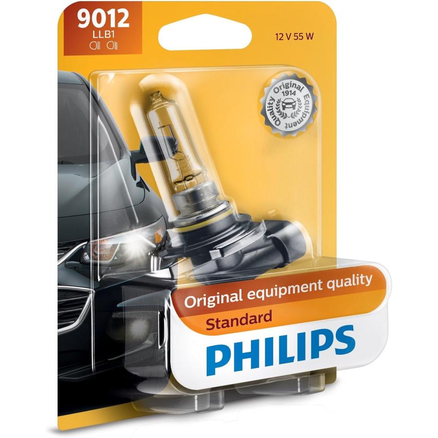 Philips 【並行輸入品】Philips 9012 HIR2 標準ハロゲンヘッドライト電球 1パック : GoodFace - 通販 ...