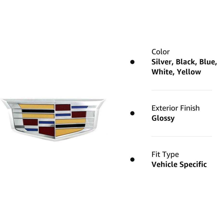 【並行輸入品】OEM新しいフロントバンパーグリルエンブレムバッジ15 16 Escalade & ESV 23182045 ...