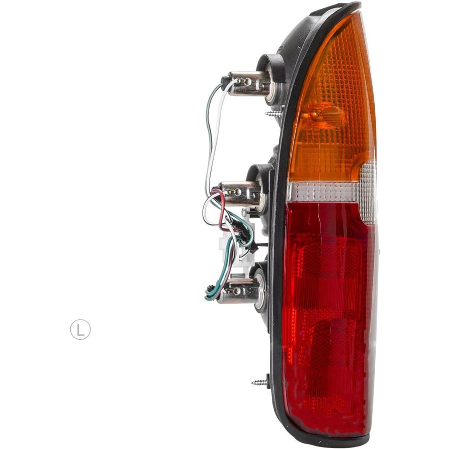 Well Auto テールランプアセンブリ ハーネスとバルブ位置:左 95 96 97 98 99 2000 タコマ 運転席側 11-3070 ...