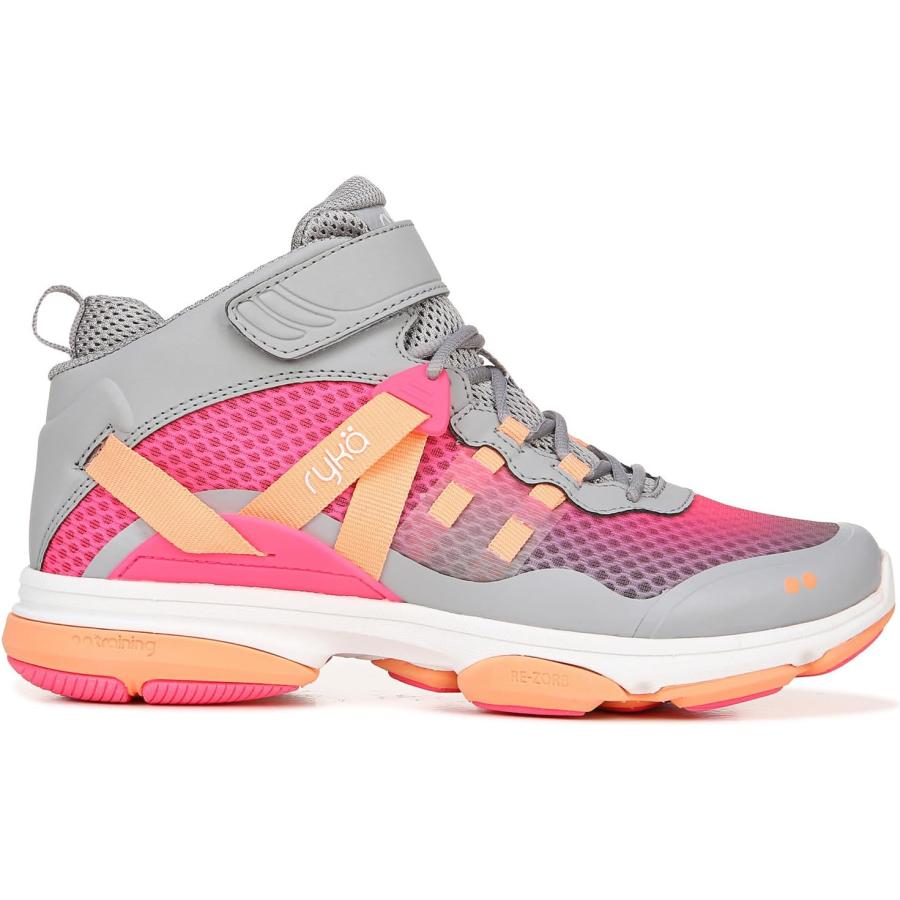 [ライカ] ダンスエクササイズシューズ DEVOTION XT MID グレー×タンゴピンク×マスクメロン 23.5 cm 並行輸入品 : hfayb07zldbf66k : GoodFace ...