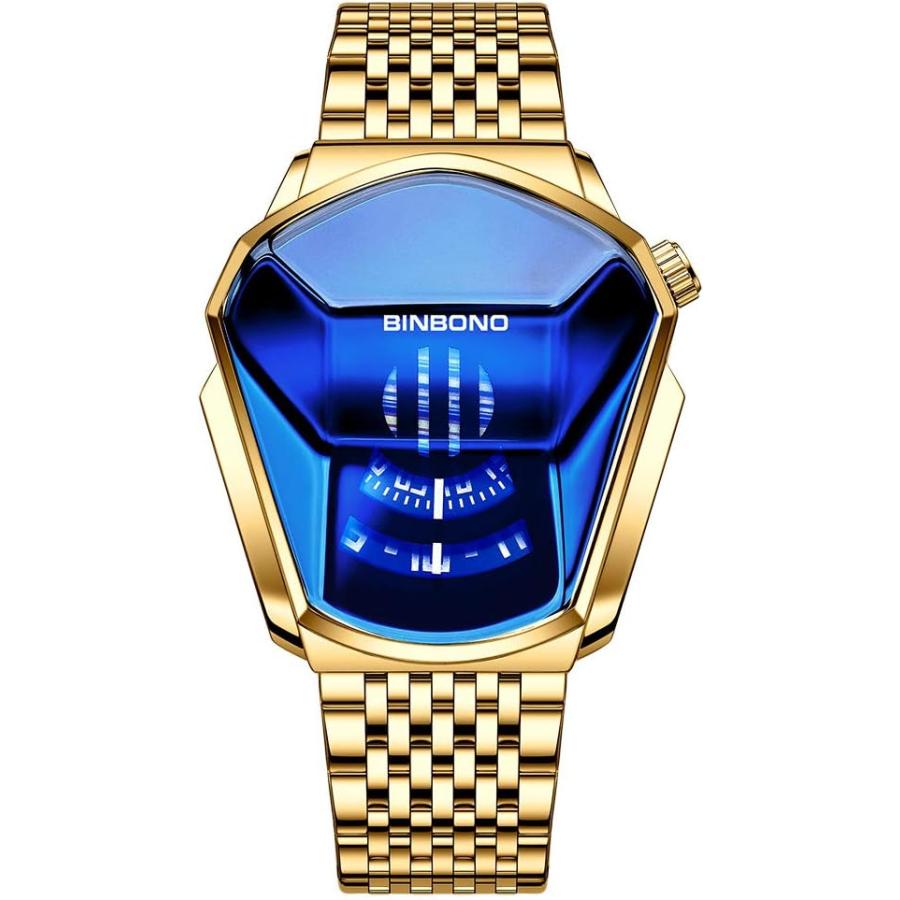 BINBOND Full Automatic Quartz Watch Popular Design Men's Presents to Boyfriend Wedding ...