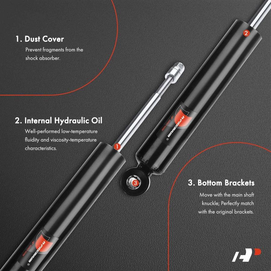 ブランド登録なし A-Premium リアペア (2) ショックアブソーバー Volvo XC90 2003-2014対応 運転席側 助手席側 ...