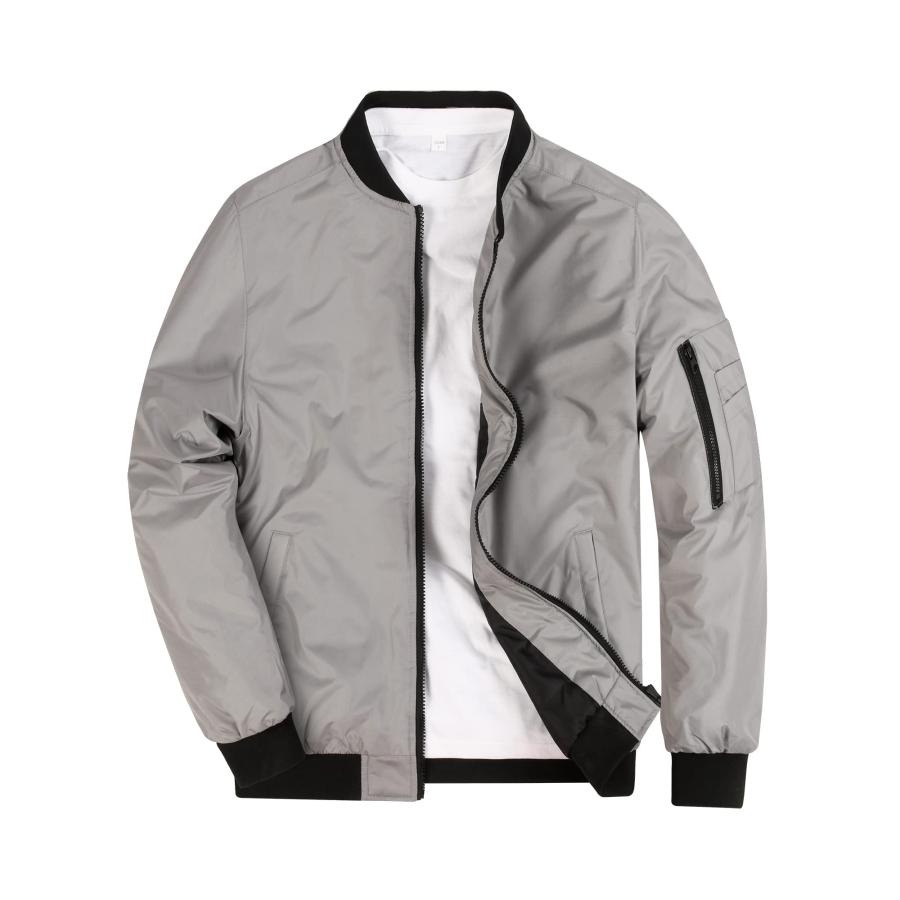 【並行輸入品】SUNDAY ROSE Men's Bomber Jacket Lightweight Casual Spring ...