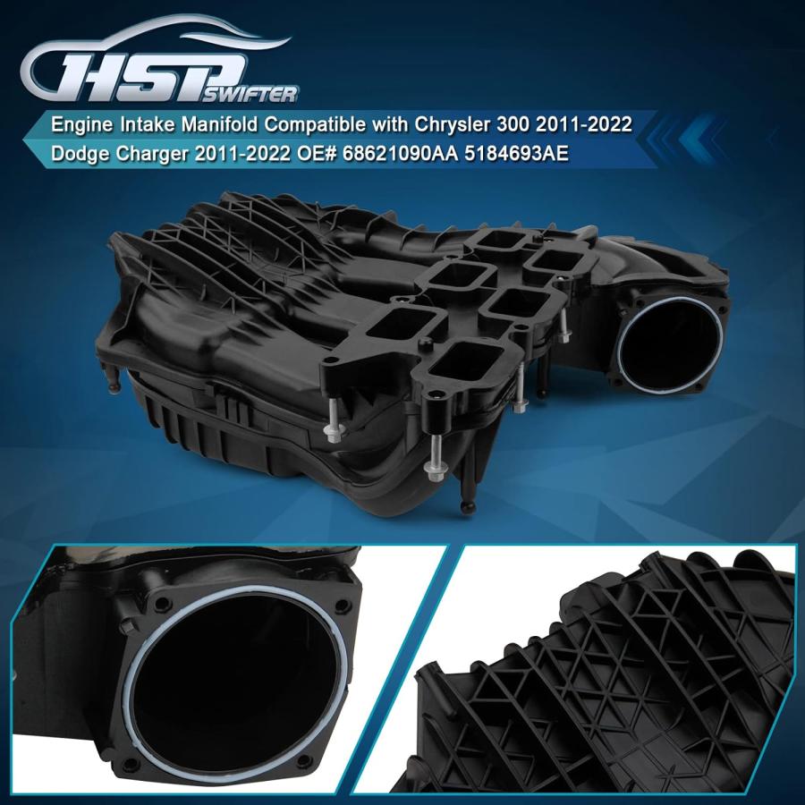 HSPSWIFTER エンジンインテークマニホールド Chrysler 300 2011-2022 Dodge Charger OE ...