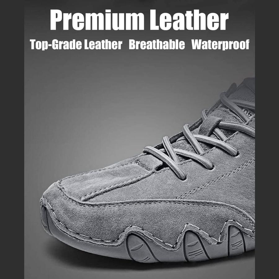 TWWBDJ Italian Handmade Suede Velcro High Boots - Beck Shoes Men ...