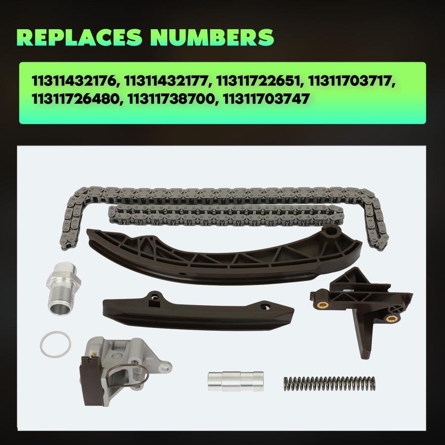 【並行輸入品】SCITOO タイミングチェーンキット テンショナー 11311432176 11311432177 BMW 323Ci ...