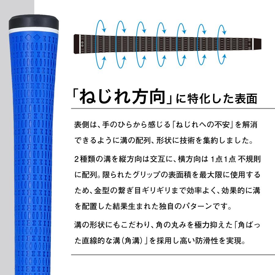 LADAR GRIP(ラダーグリップ)ライト軽量 M58 バックライン無し ブルー : Good-Item 4号店 - 通販 - Yahoo!ショッピング