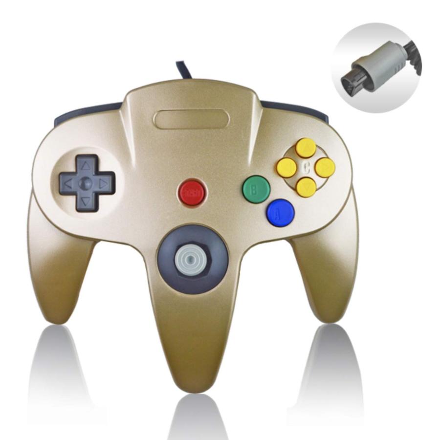 iFormosa N64 ゲーム機で使用できる ゲーム コントローラーブロス ゴールド IF-N64C-GD : Good-Item 4号店 ...