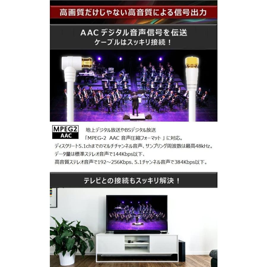 Hanwha アンテナケーブル 10m 4K8K 地デジ/BS/CS放送対応[S4C-FB 同軸] UMA-ATC100FL : Good-Item 4号店 - 通販 - Yahoo!ショッピング