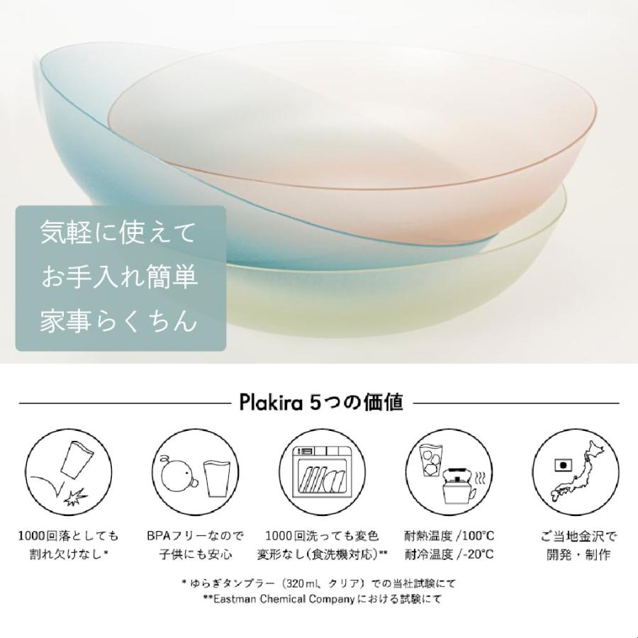 プラキラ(Plakira) ゆらぎ プレート 皿 ボウル カレー皿・パスタ皿・サラダ皿 ピンク 直径21cm 大皿サイズ 食洗機対応 耐熱100度 割 : Good-Item 4号店 - 通販 ...