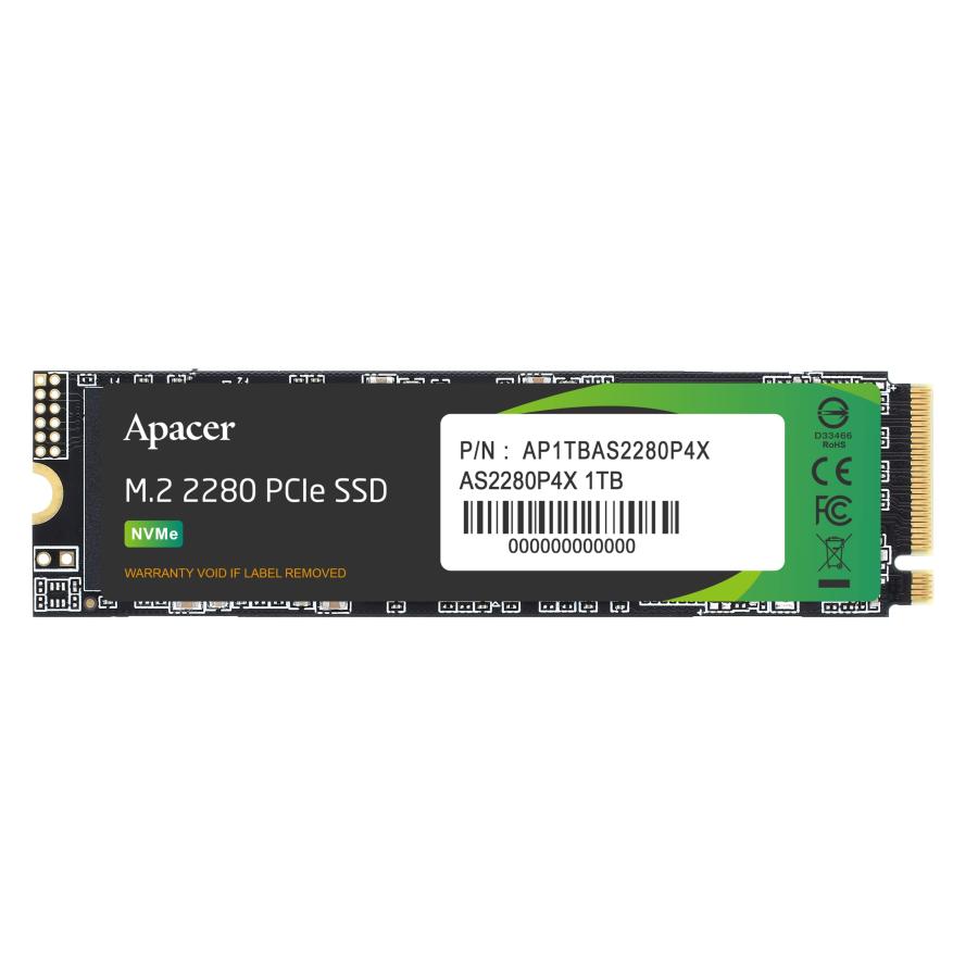 Apacer アペイサー SSD 1TB M.2 PCIe Gen3 x 4 NVMe 最大読込速度 2100MB/s 最大書込速度 ...