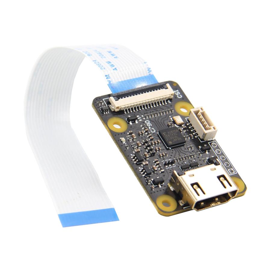 Geekworm ラズベリーパイ Hdmi INモジュール(I2Sオーディオをサポート)、Hdmi - CSI-2、Raspberry Pi ...
