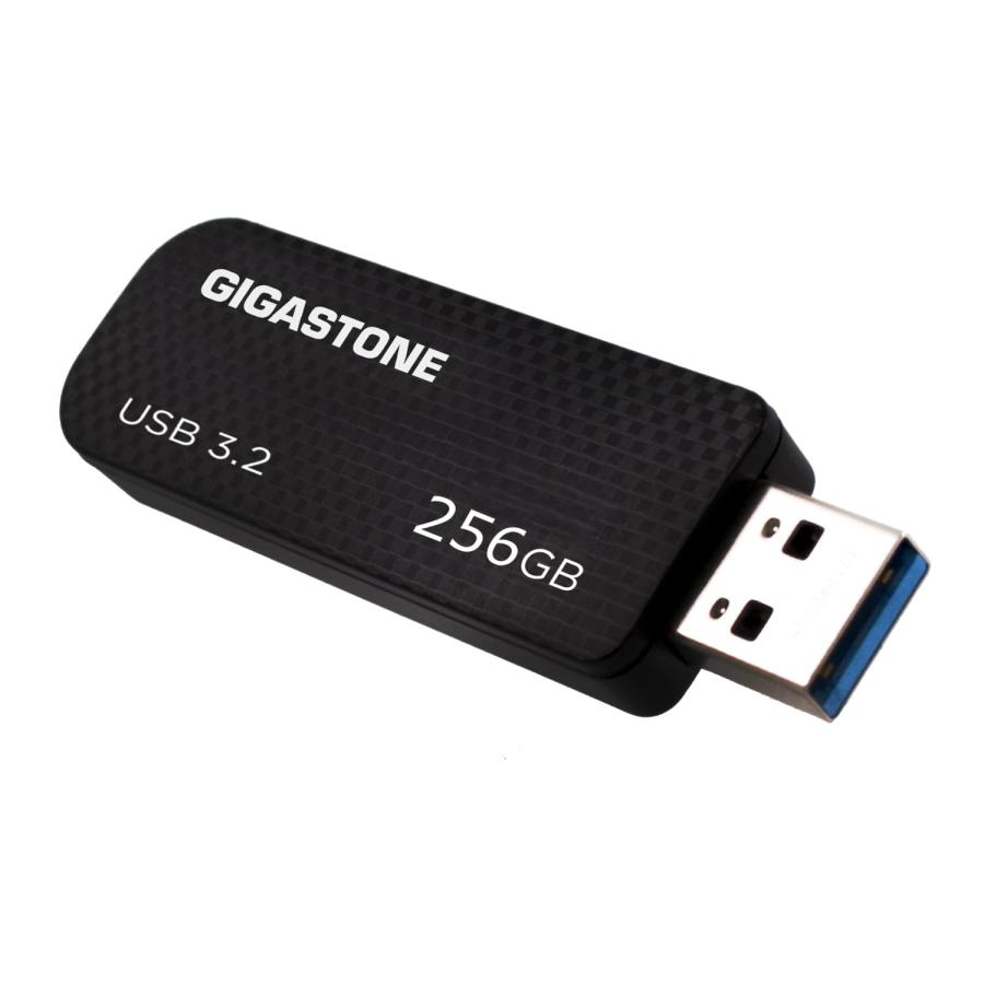 Gigastone Z30 USBメモリ 256GB USB 3.2 Gen1 高速 急速メモリ スティック キャップレス 2.0/3.0/3 ...