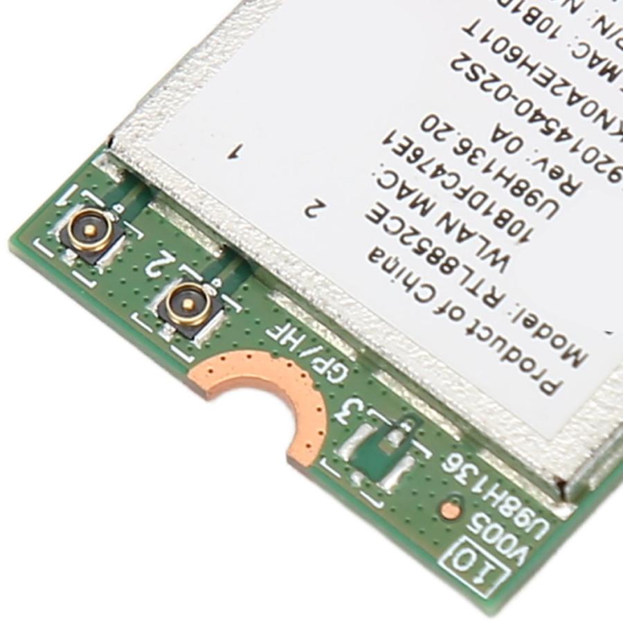 WiFi 6Eワイヤレスカード RTL8852CEチップ搭載 5374Mbps トリプルバンド RTL8852CEチップ 6Eテクノロジー ...