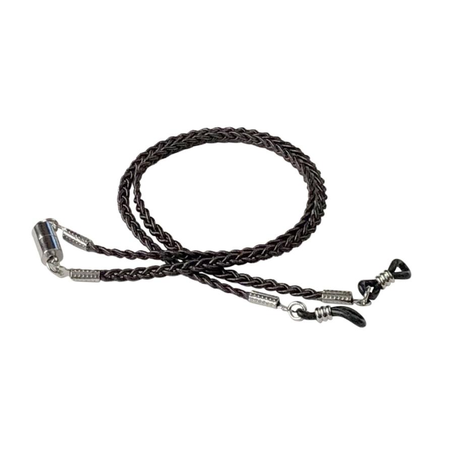 [A.Y.Judie] ショートめがねコード s34-001 (三つ編み グレー, 標準) F201312 : s-b0cn6gn5h8-20240729 : Good-Item 4号店 ...