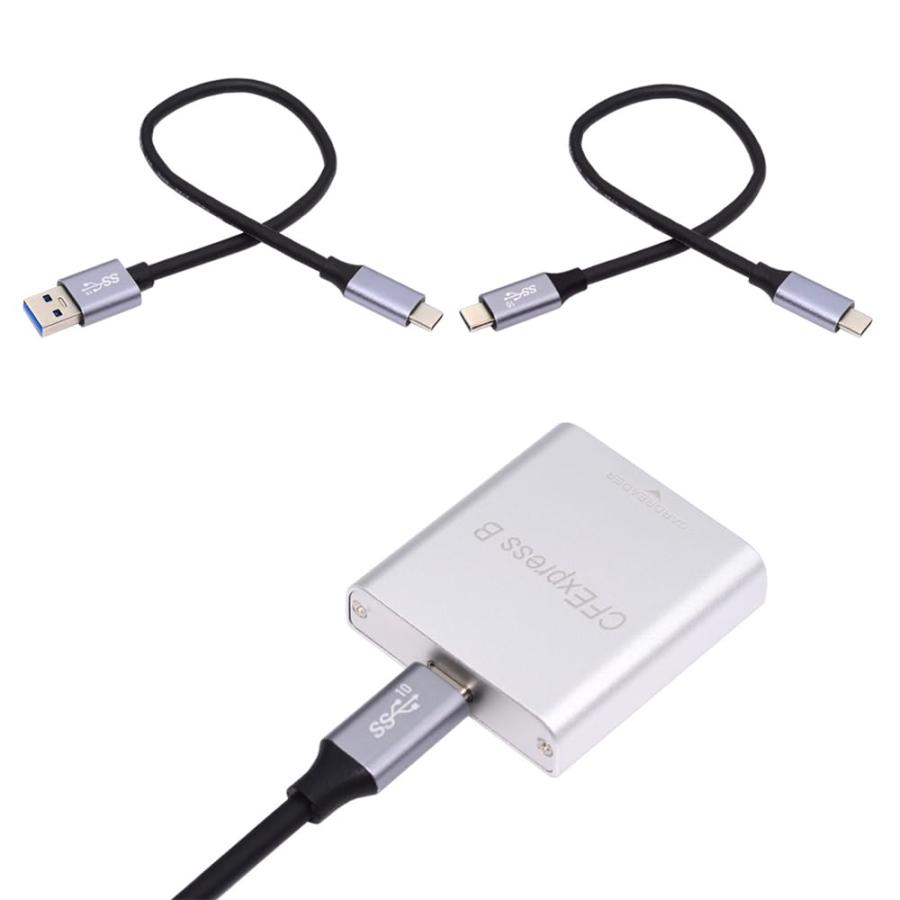NFHK USB3.1 Type-C USB3.0 Type-A - CF Express 拡張カードリーダー CFE Type-B R5 Z6 Z7 : Good-Item 4号店 - 通販 ...
