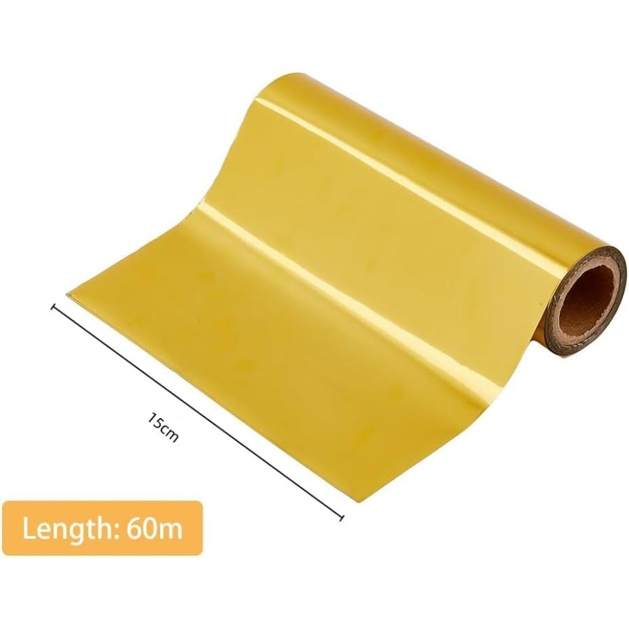 SUPERFINDINGS 1ロール ホットスタンピングペーパー 箔押し紙 合計20m 熱転写 15cm幅 DIYエンボス スクラップブッキング プロ : Good-Item 4号店 - 通販 ...