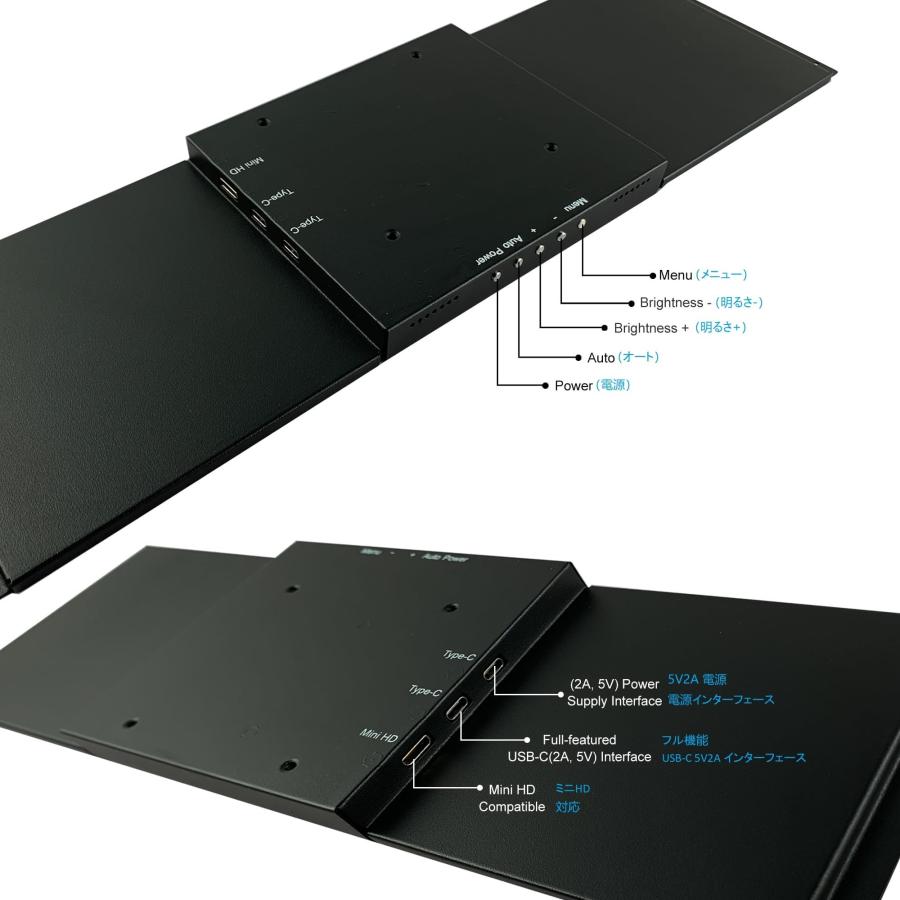 Wisecoco 14 インチ ミニ モニター 2560X720 2K IPS DIY キット Wisecoco 14 インチ ミニ モニター 2560X720 2K IPS DIY キット