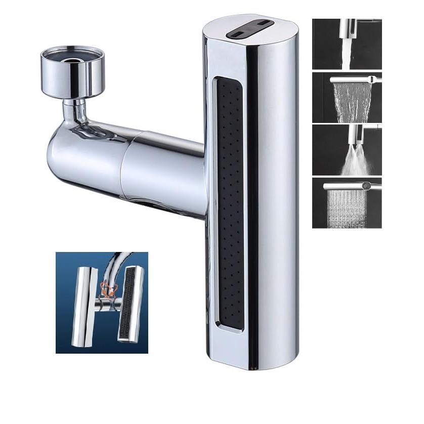 RemeeHi 蛇口 シャワー 節水 キッチン 首振り4段階モード 切り替え 水道 蛇口先端 延長 レインフォール型 : Good-Item 4号店 - 通販 - Yahoo!ショッピング