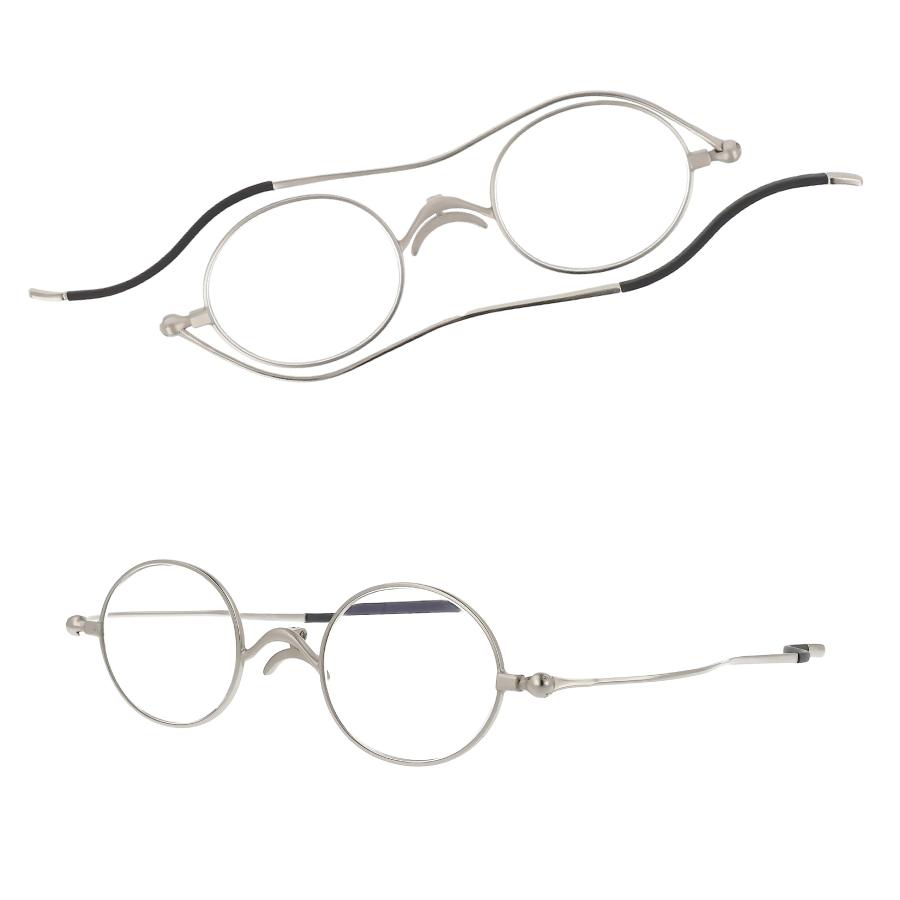 SHIORI 老眼鏡 薄型リーディンググラス SI-05-1+2.50 ラウンドタイプ シルバー : Good-Item 5号店 - 通販 - Yahoo!ショッピング