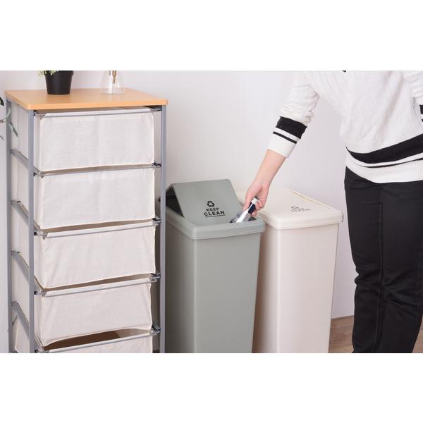 東谷 スライドペール 45L LFS-763 ダストボックス ごみ箱 ゴミ箱 ペールBOX スライドフタ付 省スペース 日本製 スタイリッシュ おしゃれ : Good Mark - 通販 ...