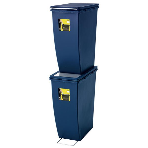 東谷 ゴミ箱 ダストボックス 20L LFS-847 おしゃれ シンプル 連結 フタ付 オープン式 キャスター パッキン付 袋止め付 : Good Mark - 通販 - Yahoo!ショッピング