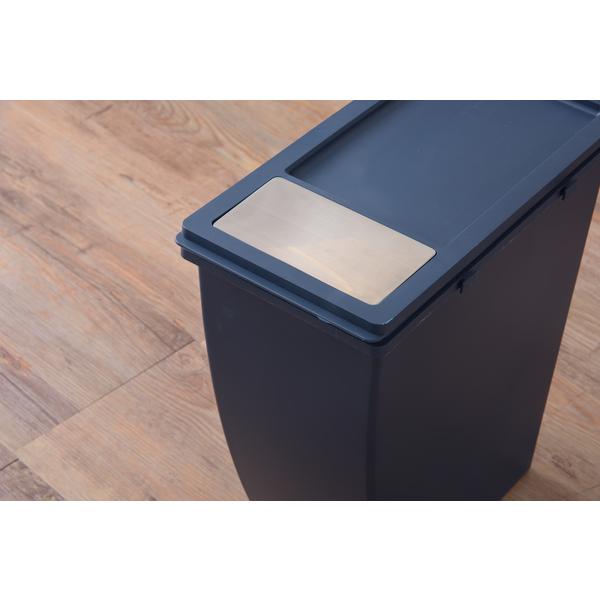 東谷 ゴミ箱 ダストボックス 20L LFS-847 おしゃれ シンプル 連結 フタ付 オープン式 キャスター パッキン付 袋止め付 : Good Mark - 通販 - Yahoo!ショッピング