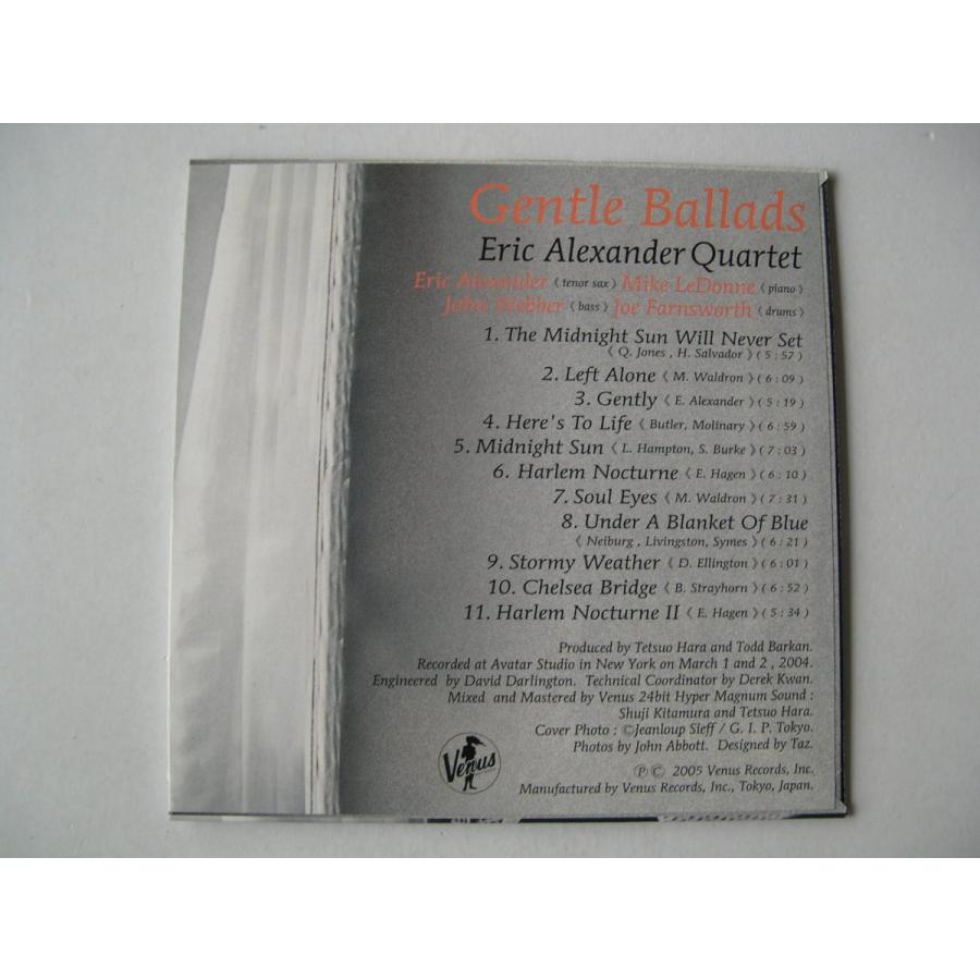Eric Alexander Quartet / Gentle Ballads // CD : gmg-4571292540902-u : Good-Music-Garden - 通販 ...