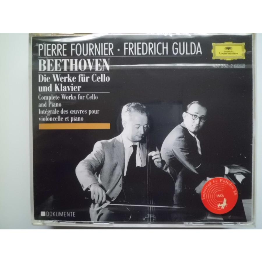 Beethoven / Complete Works for Cello and Piano Fournier, Gulda : 2 CDs ...