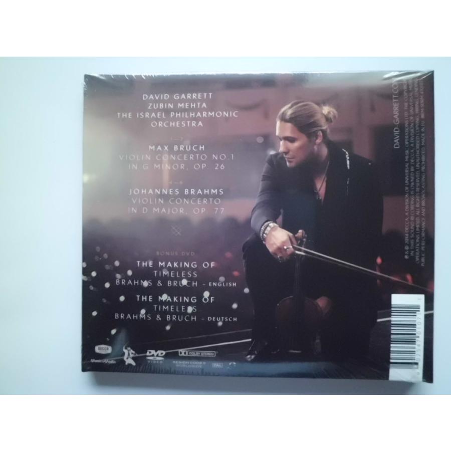 Timeless / Brahms, Bruch : Violin Concertos David Garrett CD + DVD ...