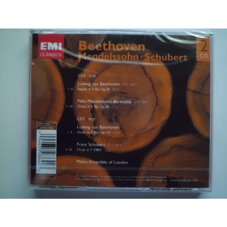 Beethoven, etc. / Octets, Melos Ensemble of London : 2 CDs // CD : Good ...