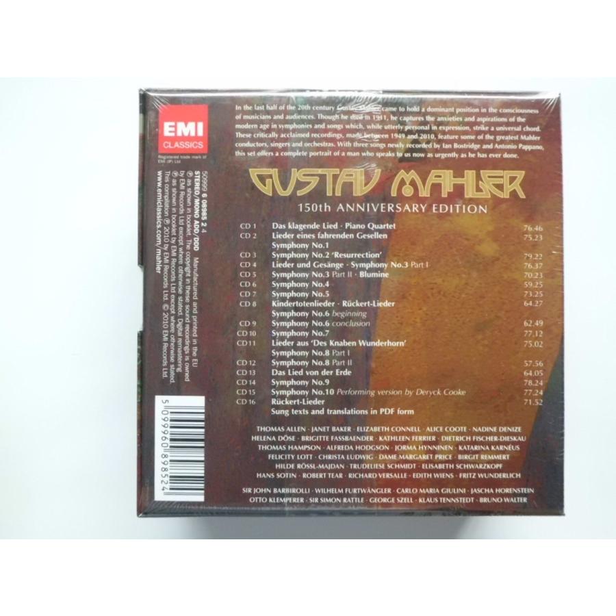 Mahler / The Complete Works -150th Anniversary Edition- : 16 CDs // CD ...