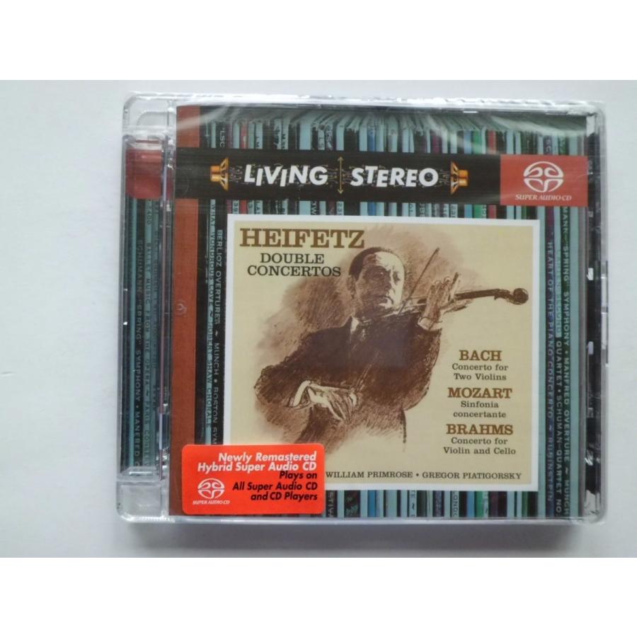 Bach, Mozart, Brahms / Double Concertos Jascha Heifetz, etc. // SACD ...