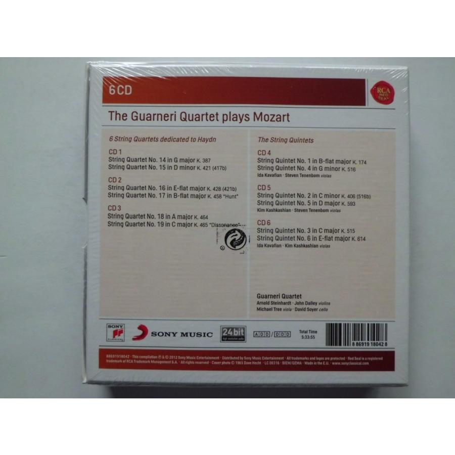 The Guarneri Quartet plays Mozart / 6 String Quartets, Quintets : CDs // CD : Good-Music-Garden ...