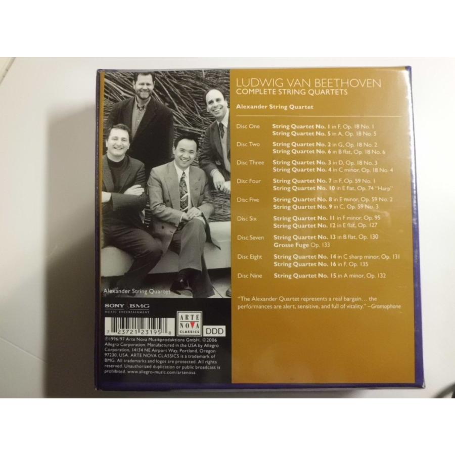 Beethoven / Complete String Quartets / Alexander String Quartet : 9 CDs // CD : pe40nvv7pc ...