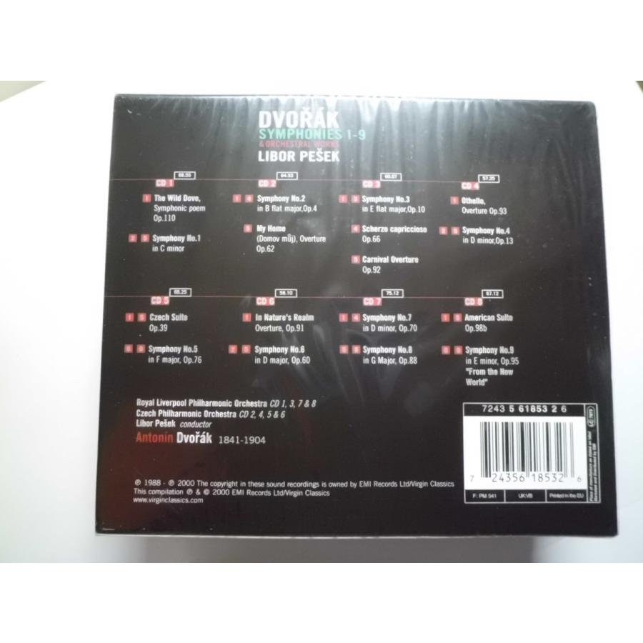Dvorak / Symphonies 1-9, etc. / Libor Pesek, etc. : 8 CDs // CD : pf2qxgikfg : Good-Music-Garden ...
