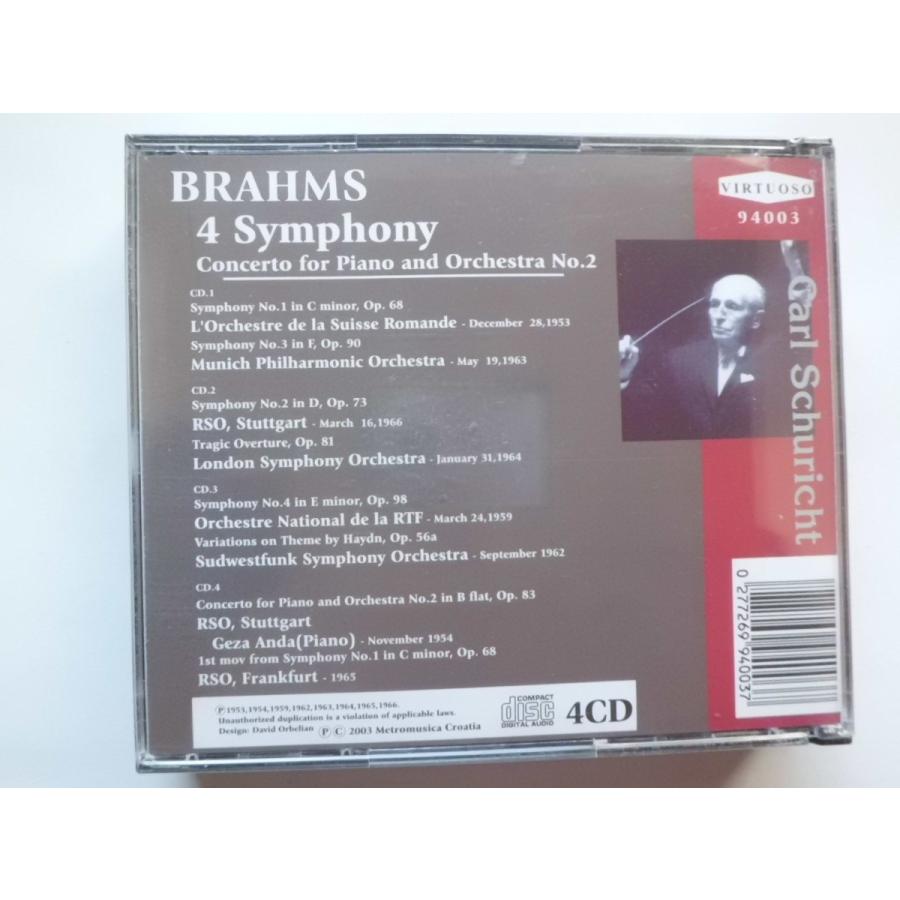 Brahms / 4 Symphonies, etc. Carl Schuricht, : CDs // CD : Good-Music-Garden - 通販 - Yahoo!ショッピング